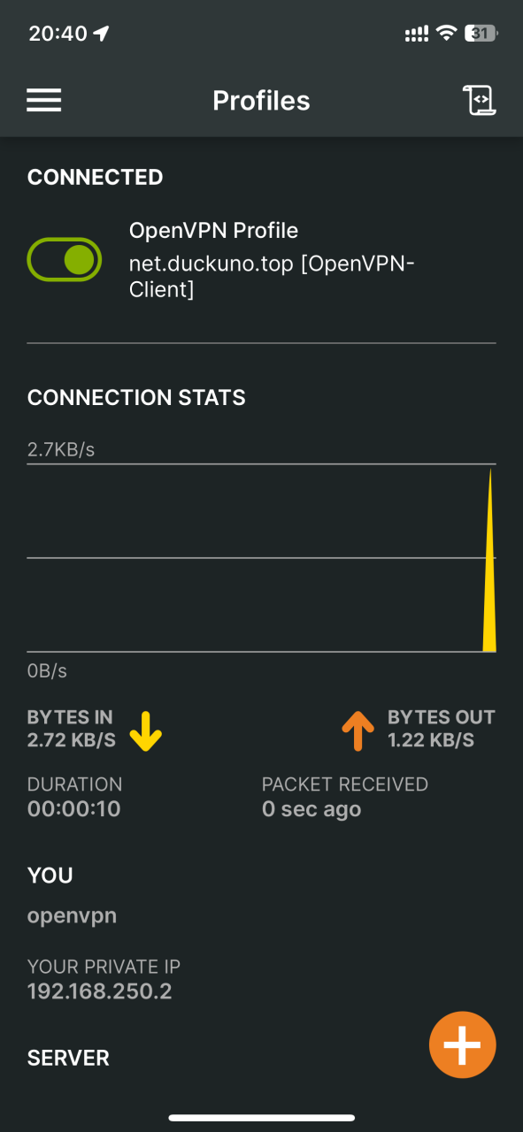 爱快软路由配置openvpn，方便访问家庭网络设备 | DUCK BLOG